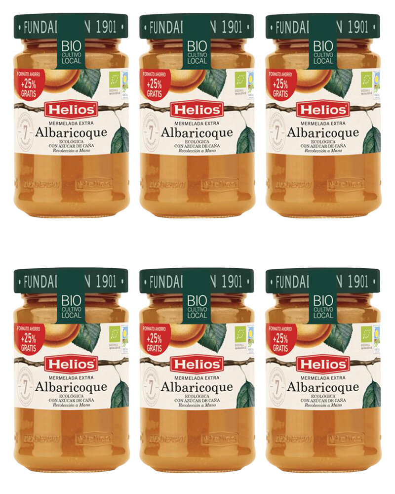 Конфитюр Helios из абрикоса BIO 350 гр. - 6 шт.