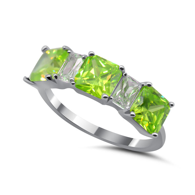 Кольцо, серебро, 925 проба, фианит