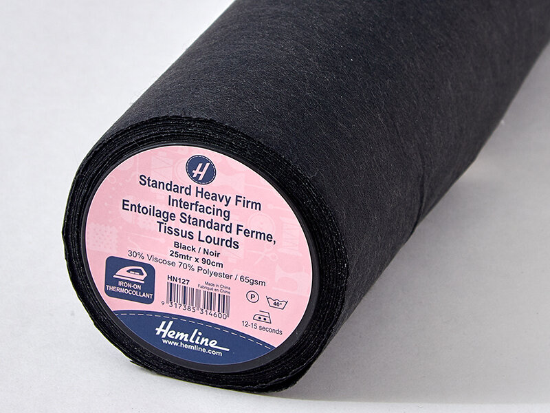 Флизелин средней жесткости клеевой односторонний. Hemline HN127