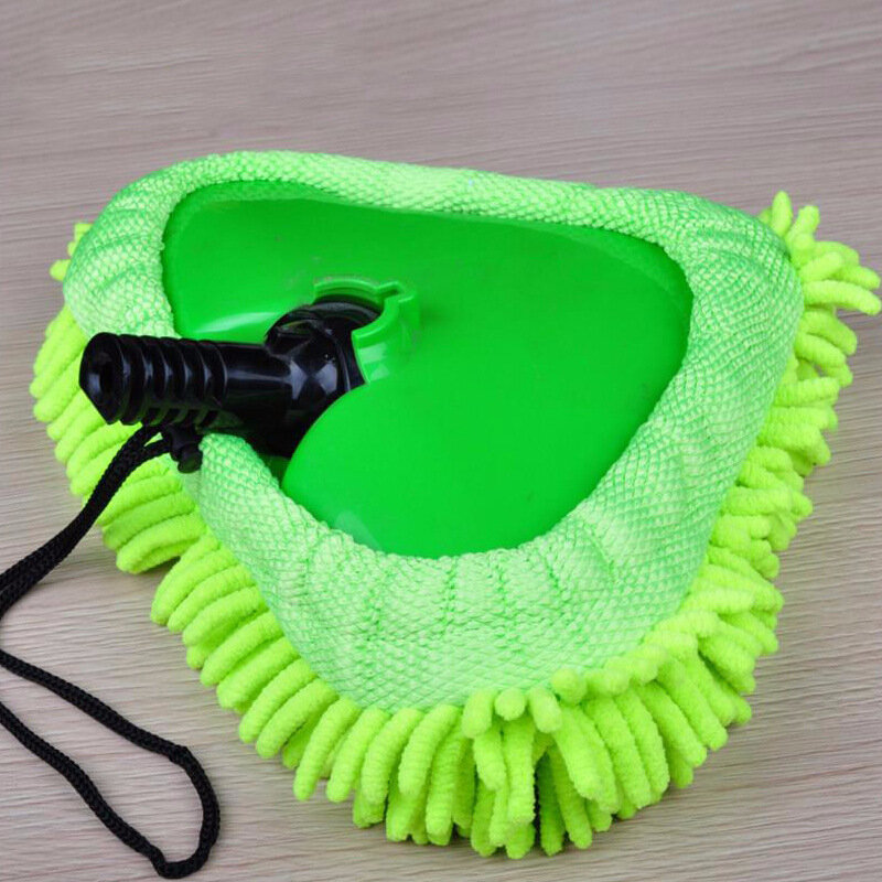 Насадка для паровой швабры Kidney Sea X5, синель, зеленая, универсальная, 23 см x 19 см