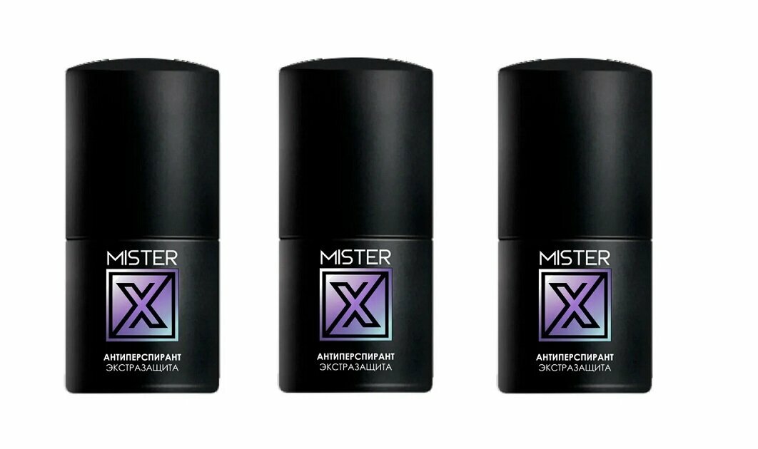 Антиперспирант Liv Delano Mister X, экстразащита, 50 г, 3 шт.