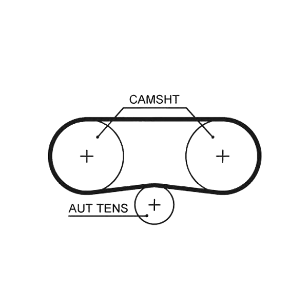 GATES 5516XS (036109119P / 058AHP17 / 058STP170H) ремень грм VW / Audi (Ауди) / Seat (Сеат) / Skoda (Шкода) 1.4,1.6l 16v 58з.