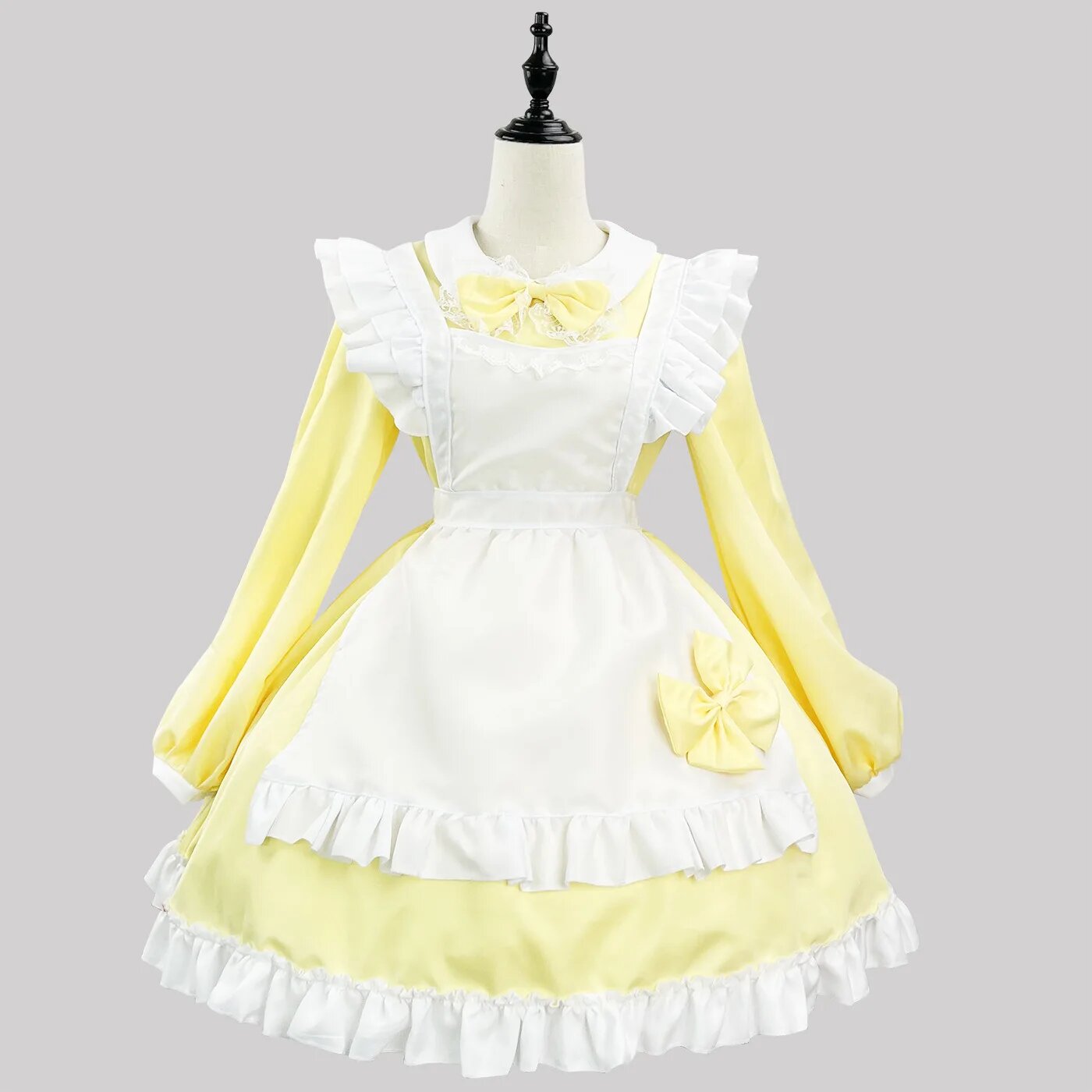 Аниме костюм горничной светло-желтый, Costume 8
