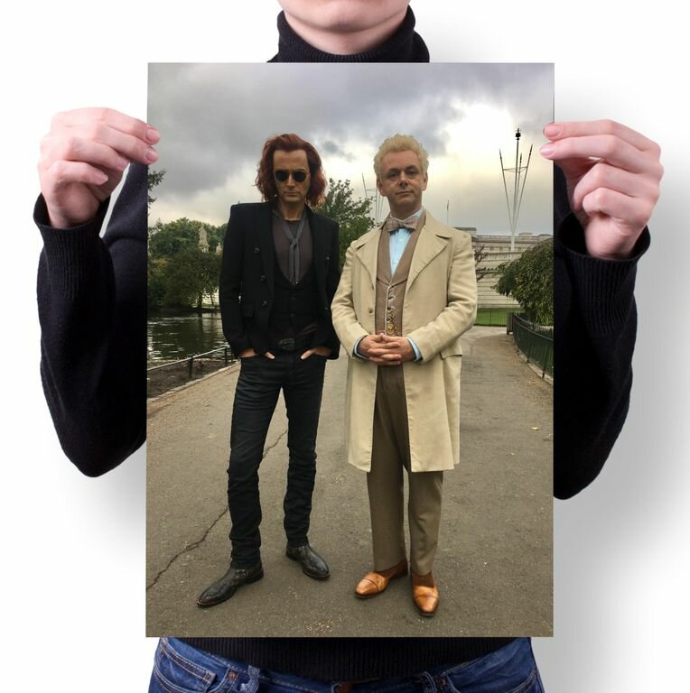 Плакат Благие знамения, Good Omens №5, А3