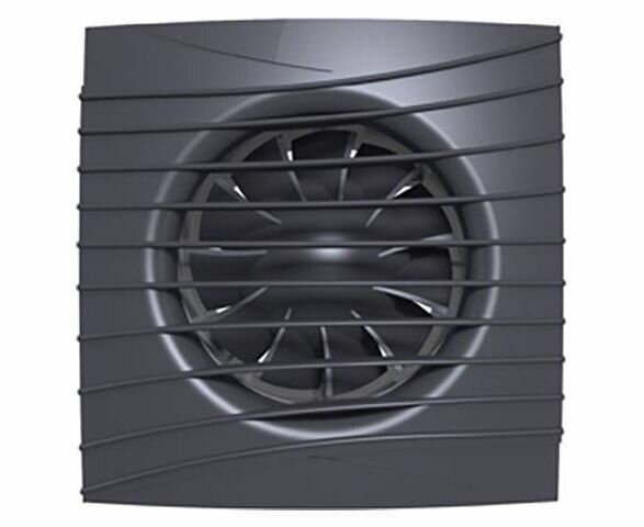 SILENT 4C dark gray metal, Вентилятор с обратным клапаном D 100