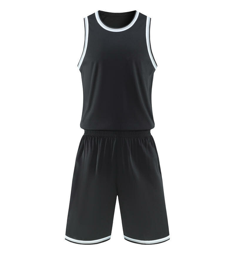 Летняя баскетбольная форма, 4XL, черная