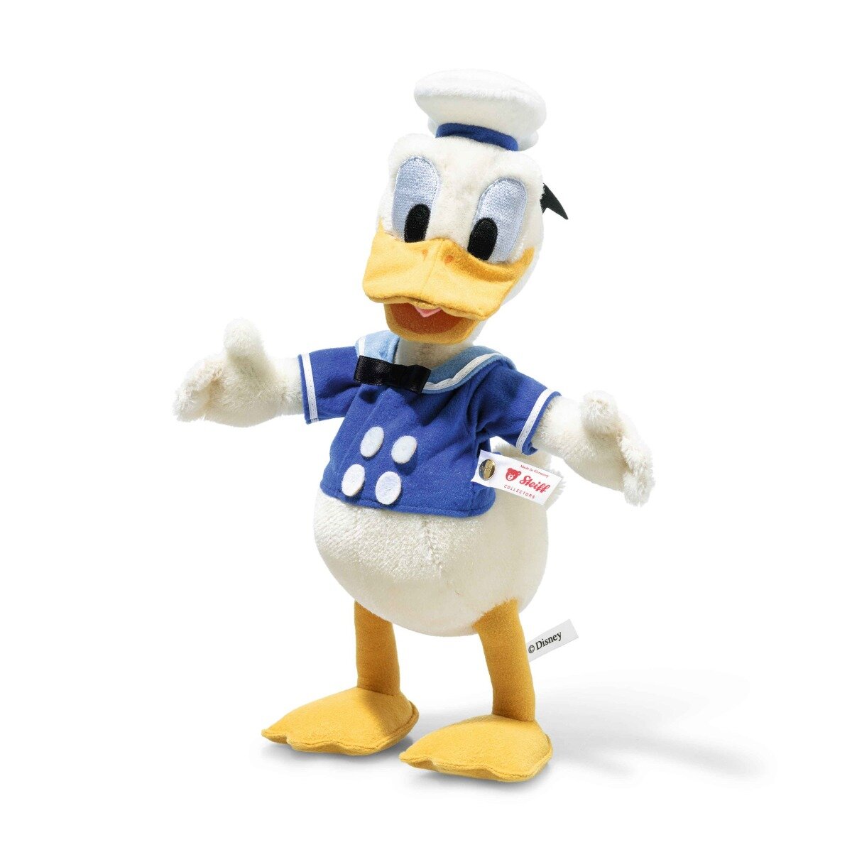 Мягкая игрушка Steiff Disney Donald Duck 90th Anniversary (Штайф Дисней 90-я годовщина Дональд Дак, 27 см)