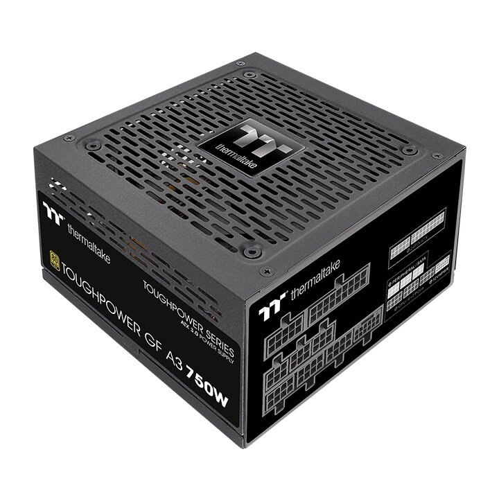 Thermaltake Блок питания 750Вт Thermaltake Toughpower GF A3 750W PS-TPD-0750FNFAGE-H ATX12V V3.0 (24+4/8+6/8pin+16pin, вентилятор d120мм) + кабель питания (ret)