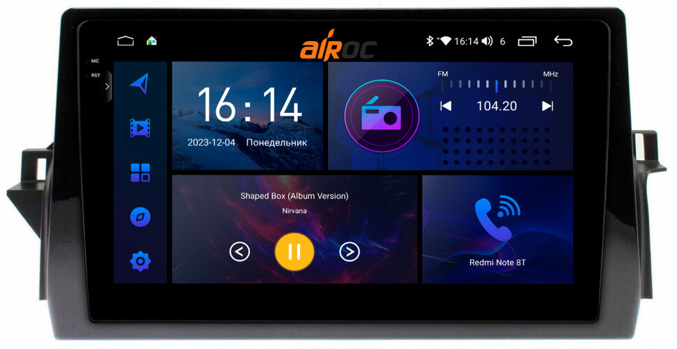 Штатные магнитолы Android AIROC 2K RI-1138