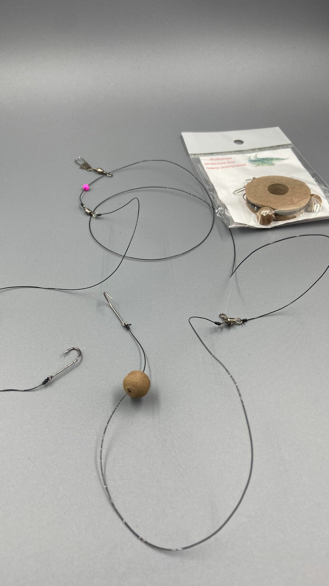 Фидерная оснастка для осетровых, готовый монтаж