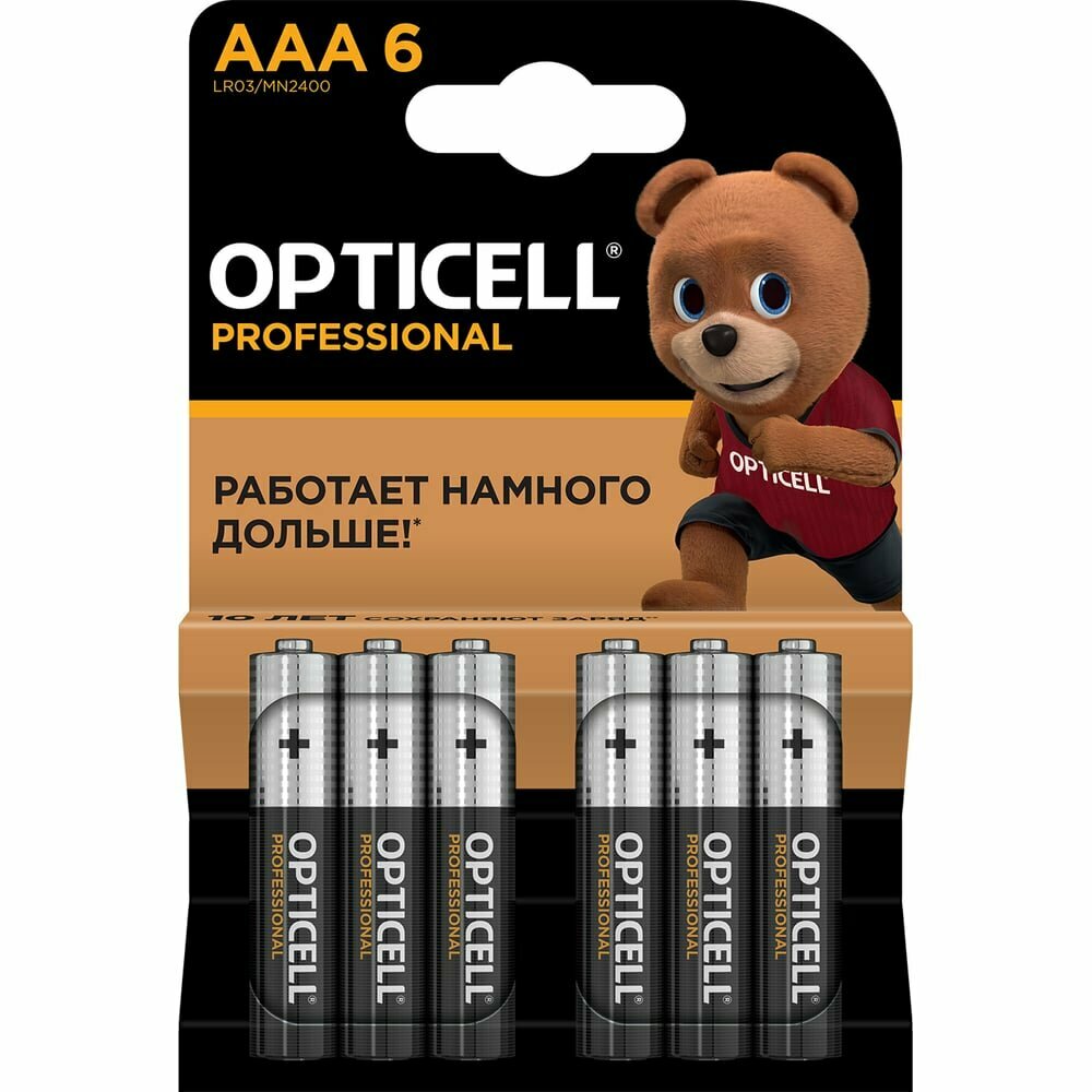 Батарейки Opticell PROFESSIONAL AAA 6шт 5052004