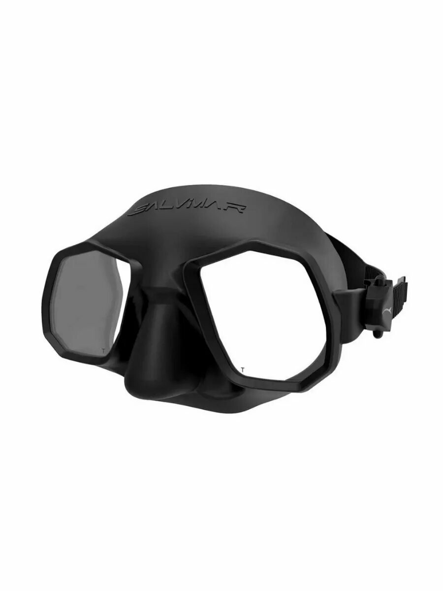 Маска SALVIMAR FLY (безрамочная, двухстекольная, чёрная)