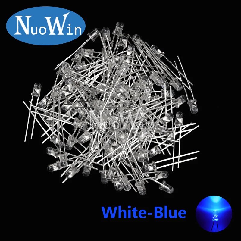 Светодиоды White-Blue 3мм F3 100шт