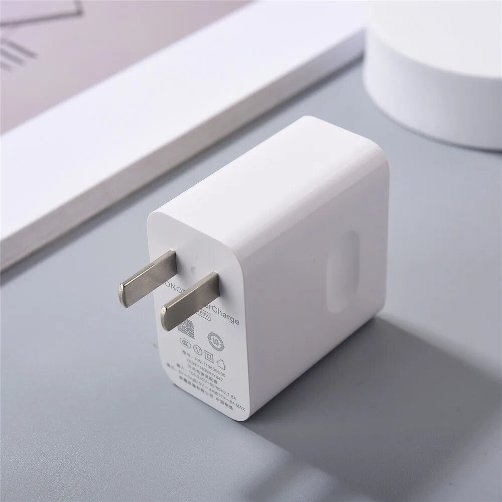 Супер быстрая зарядка Honor 66W EU US для Honor X9B X50 X40 X30 90 80 70 60 50 Pro US Charger Only