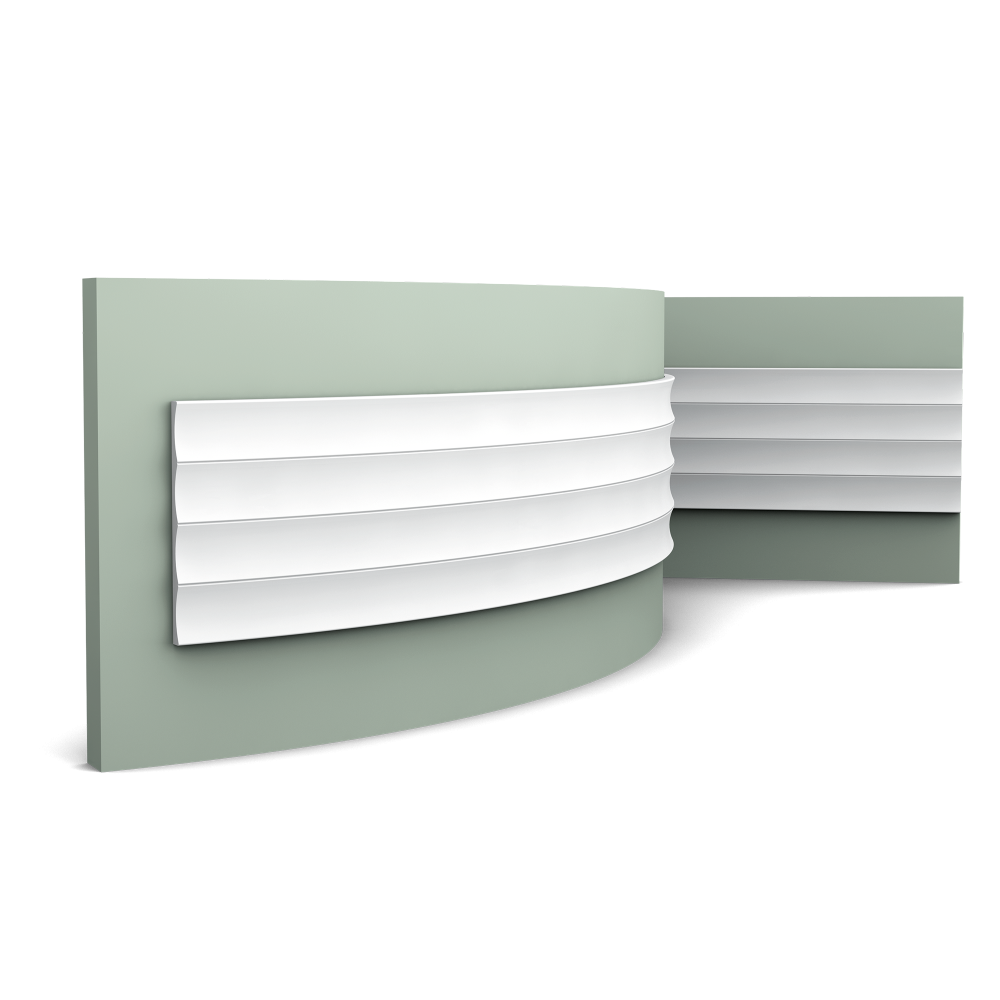 Декоративная Панель Гибкая Orac Decor W114F Д200хВ25хШ1.5 см Лепнина из Полиуретана / Орак Декор.