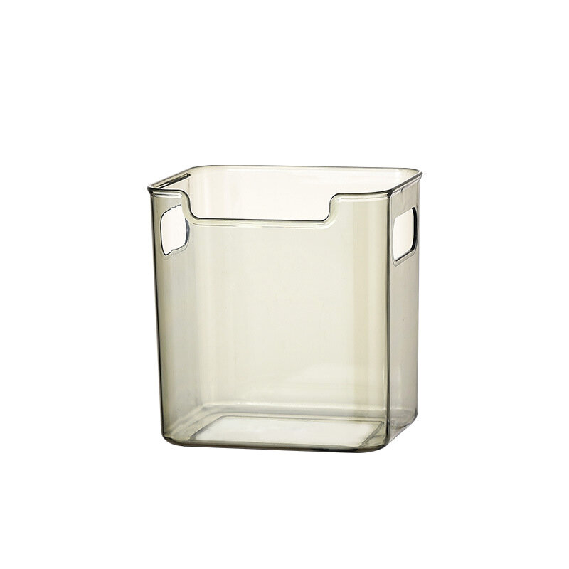 Маленький бежевый контейнер для холодильника с пищевой безопасностью, для фруктов и овощей, 9.3x12x12 см