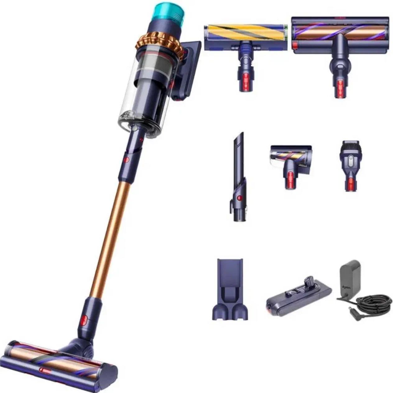 Пылесос Dyson Gen5Outsize Absolute (SV24) USA, prussian blue/rich copper ( 447308-01 )