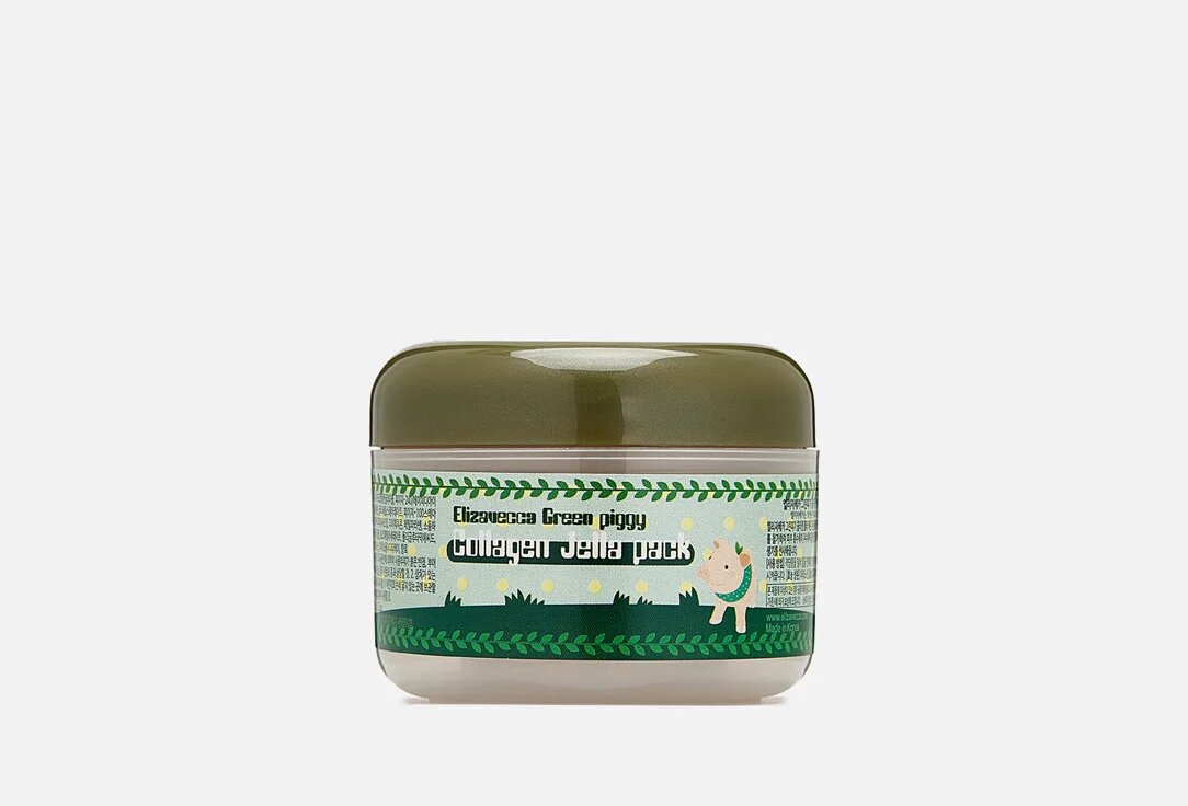 Гелевая маска Elizavecca Green Piggy Collagen Jella Pack, для лица, 100 г