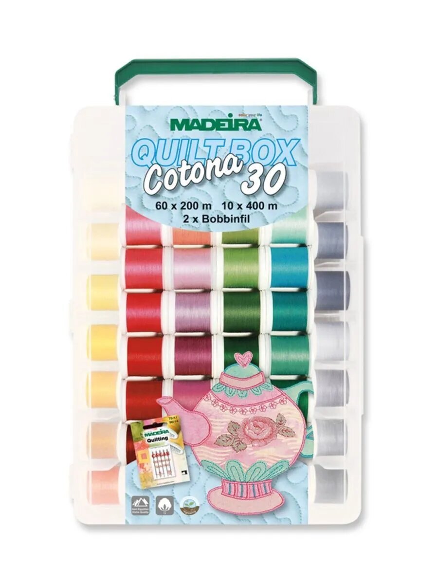 Нитки вышивальные COTONA №30