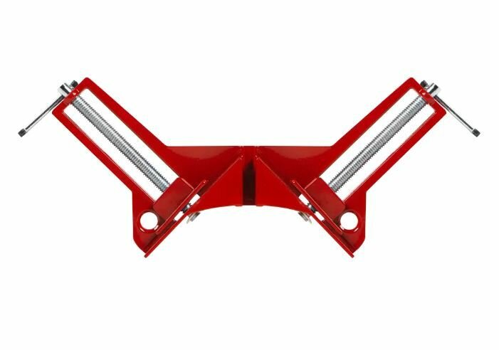 Угловая струбцина 75 мм/ цвет красный