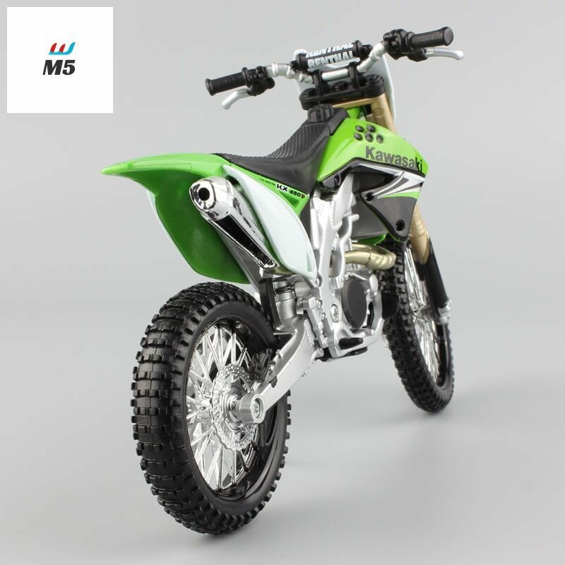Игрушечный мотоцикл Kawasaki H2 R, 1:12, игрушка для мальчика, модель автомобиля, мотоцикл