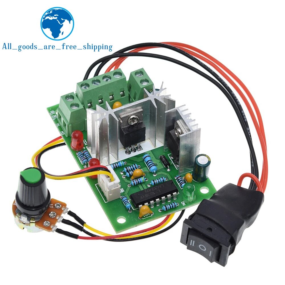 Контроллер двигателя постоянного тока GREATZT 10V 12V 24V 36V PWM