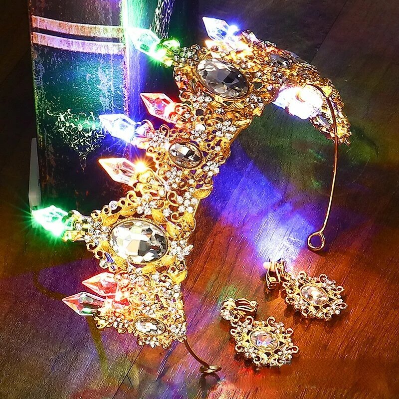 Светящаяся корона для девочки 8