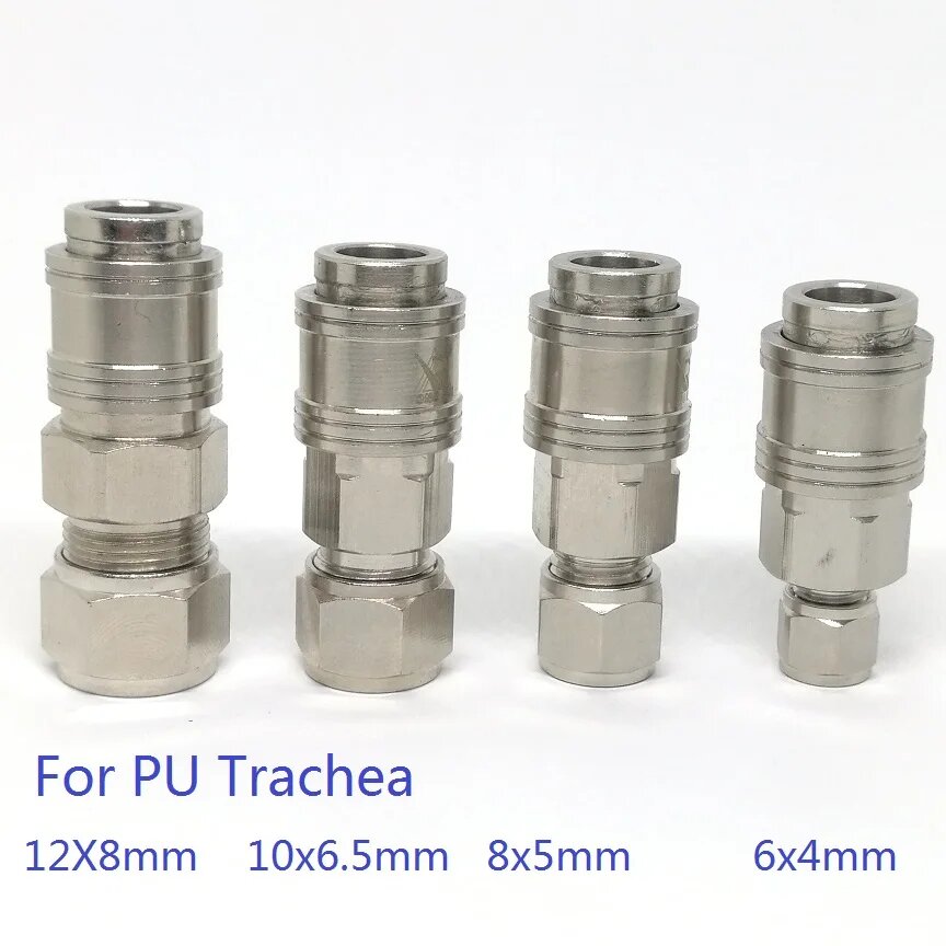 Пневматическая муфта для PU Trachea 8x5mm, Female Head