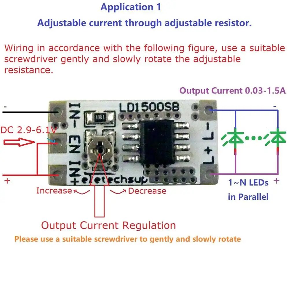 Aideepen PWM Controller DC-DC LD1500SB — фото 1