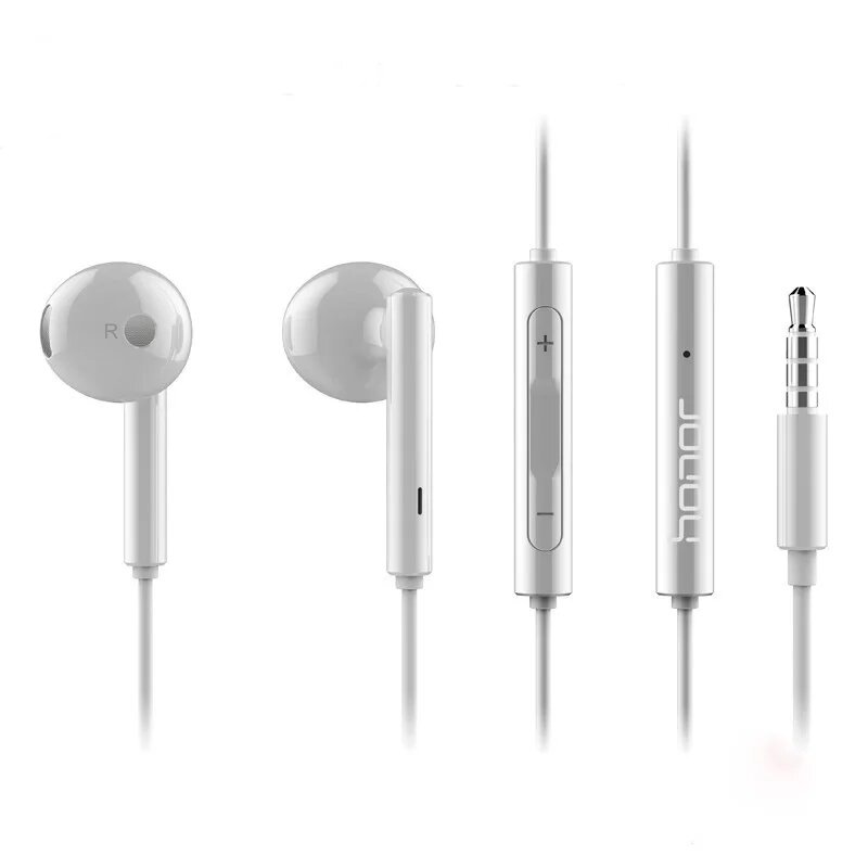 Проводные наушники-вкладыши Honor AM115 с разъемом для микрофона 3,5 Мм