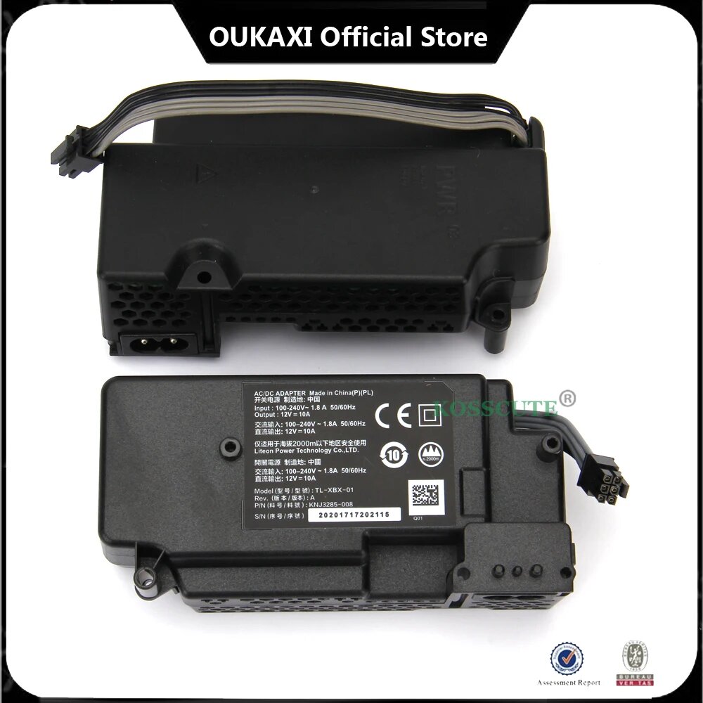 Новая сменная плата питания для Xbox One S/тонкая консоль 110-240 в, плата внутреннего питания, адаптер переменного тока