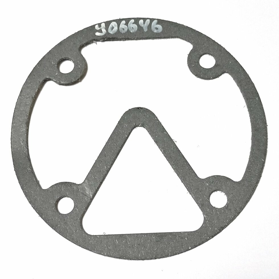 Прокладка Калибр компрессора КМ-4200/100РМ КМ-5650/160Pм КМ-5700/160РМ ф80мм клапанной плиты верхняя паронит