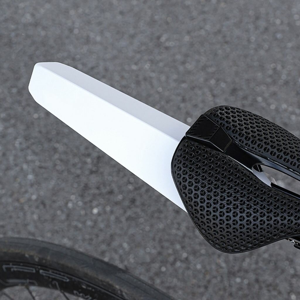 Велосипедное крыло белого цвета