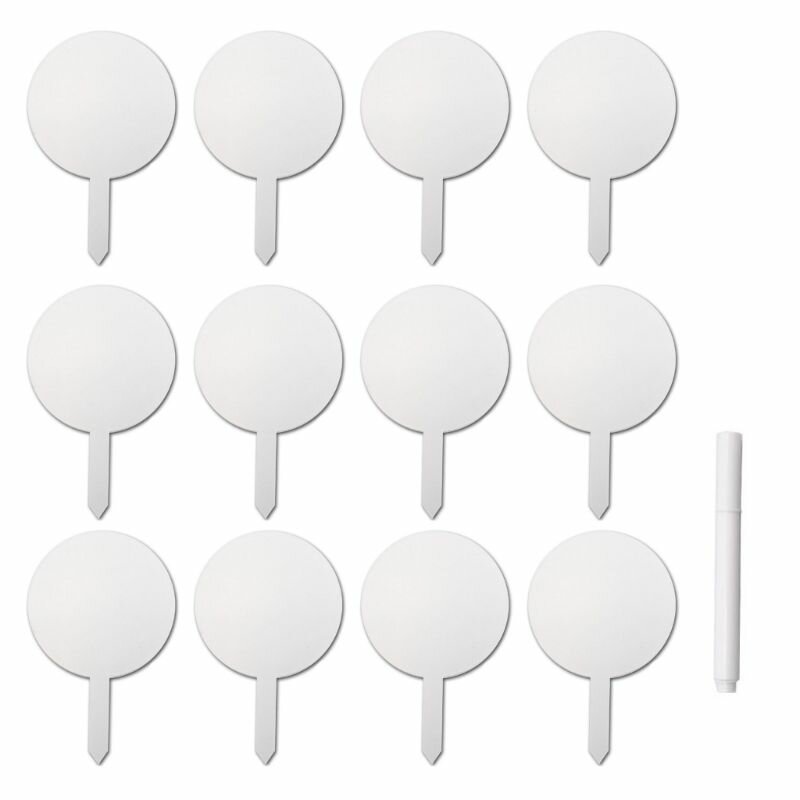 6/12 шт. этикетки для растений, акриловые садовые маркеры с бабочками, водонепроницаемые маркировочные знаки цветочного горшка, садовое украшение