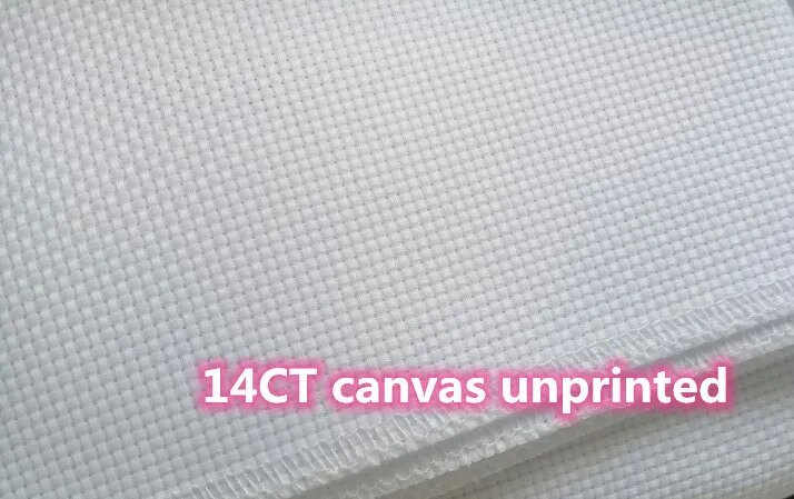 Набор для вышивки крестом Розы в корзине 14CT, канва White canvas — фото 1