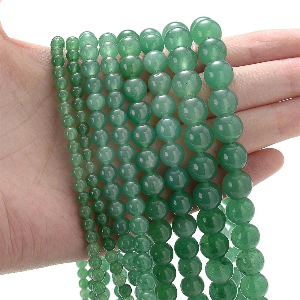 Бусины Аovvoa из натуральных камней 4-12 мм