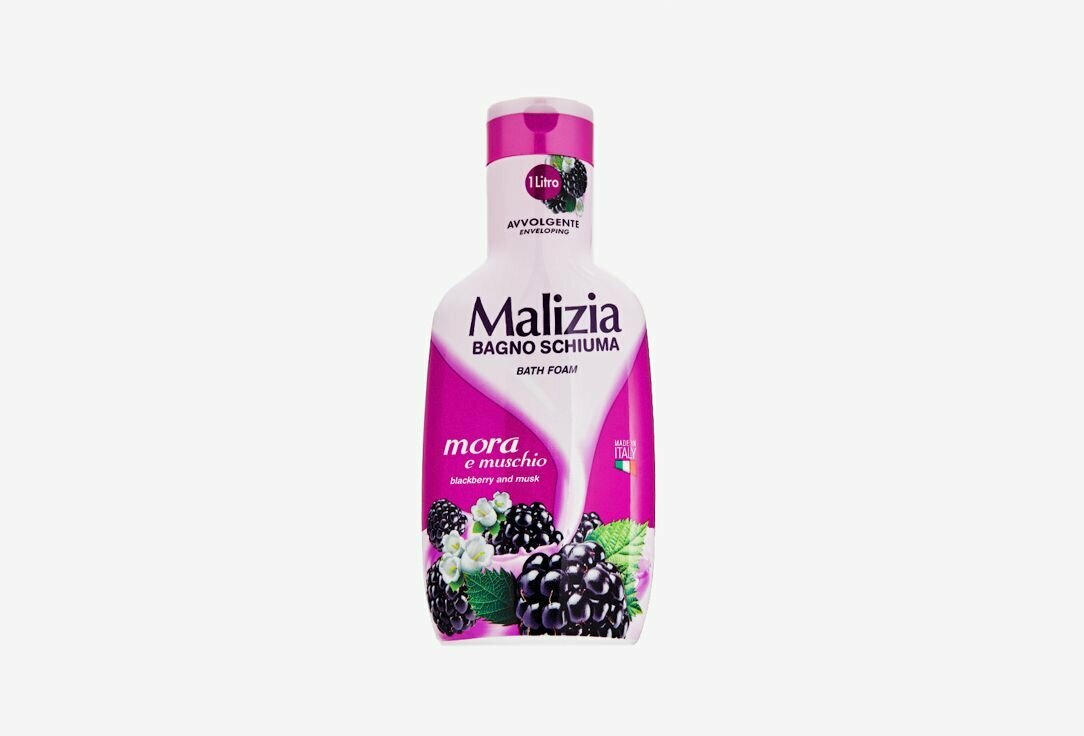 Пена для ванны MALIZIA MUSK BLACKBERRY 1 л