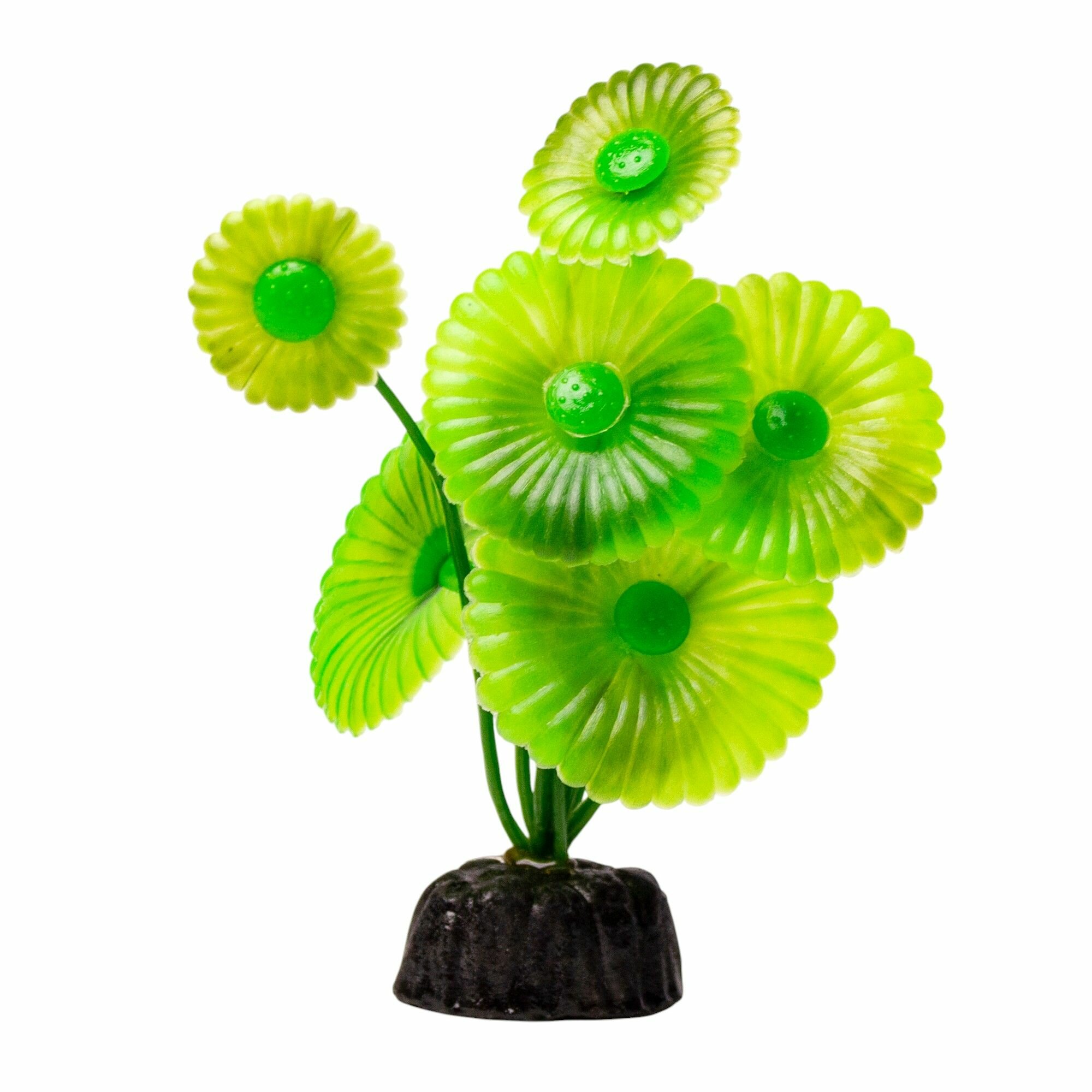 Растение искусственное для аквариума Биодизайн Монетница (высота 10 см.) M021/10