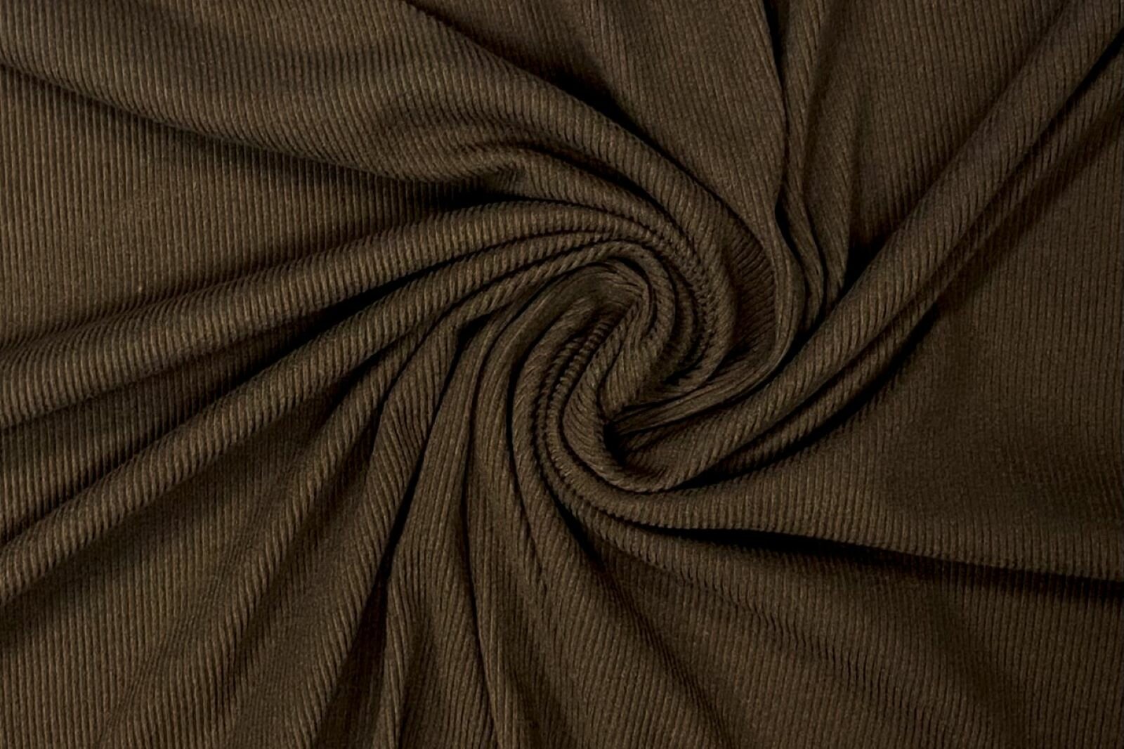 Ткань Трикотаж-стрейч «лапша» под кашемир, шоколадный, ш160см, 0,5 м