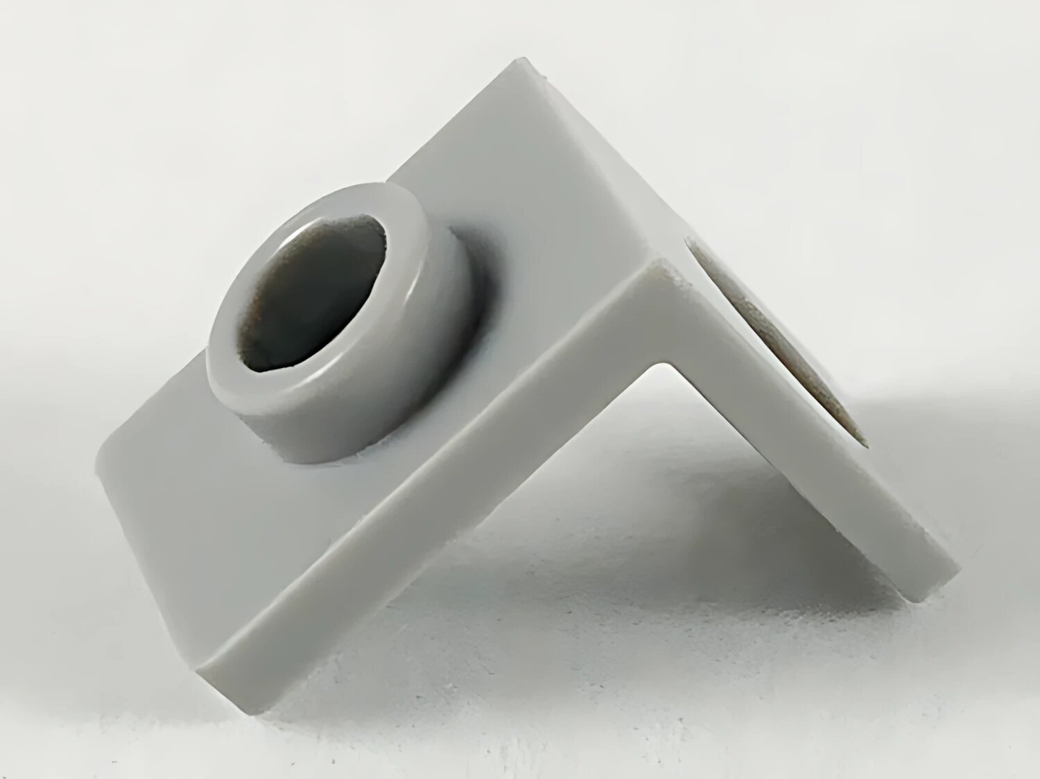 Деталь Lego Minifigure Neck Bracket with Back Stud - Thick Back Wall 28974 Light Bluish Gray U