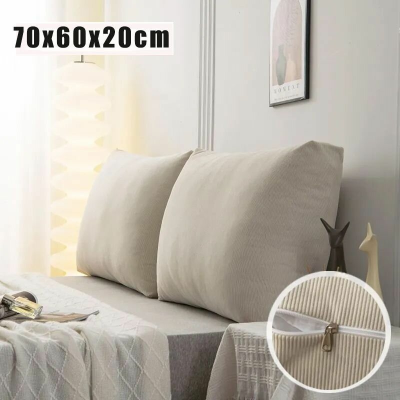 Подушка для изголовья кровати большая диванная подушка для поддержки спины на диван на спинку кровати для чтения и отдыха