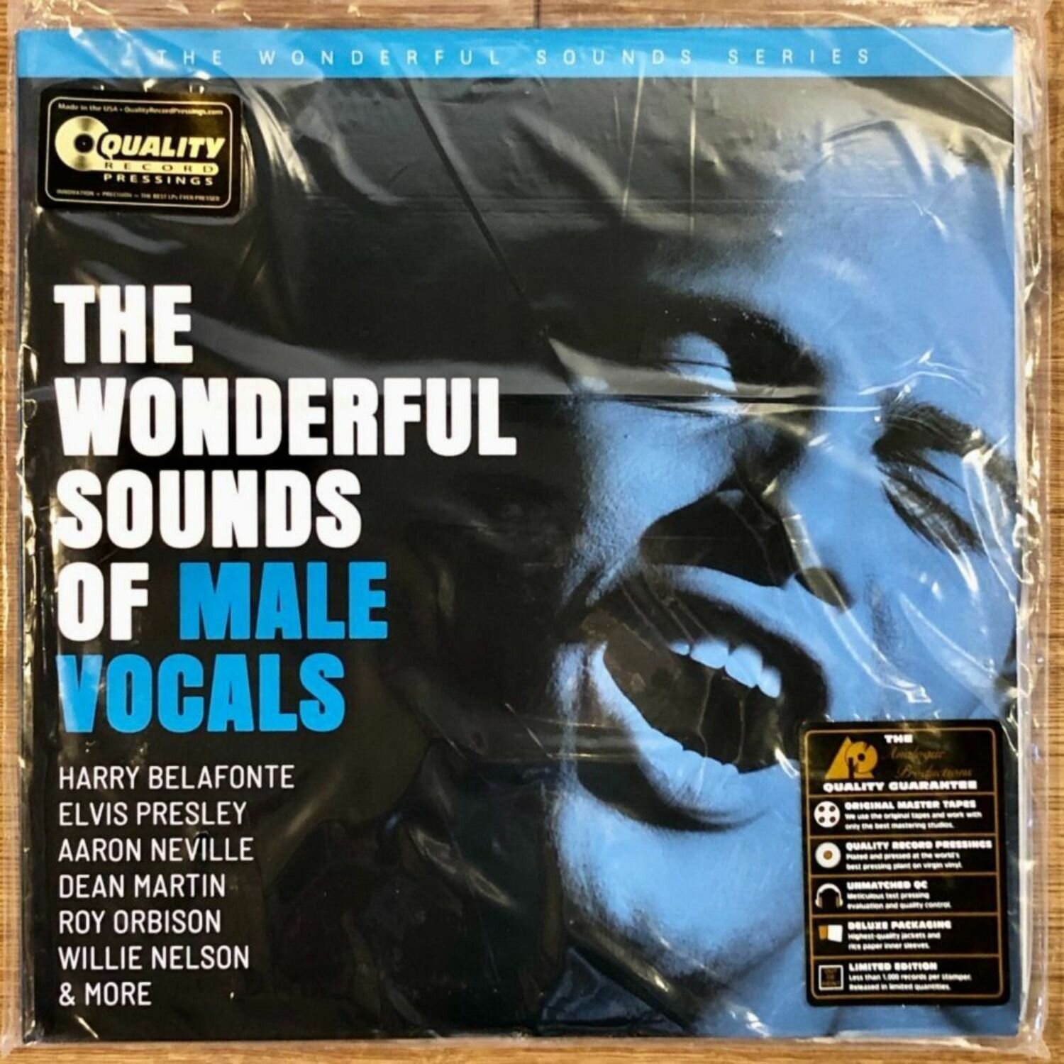 Виниловая пластинка The Wonderful Sounds Of Male Vocals 2 x Vinyl, LP, Compilation, Stereo, 200 g .