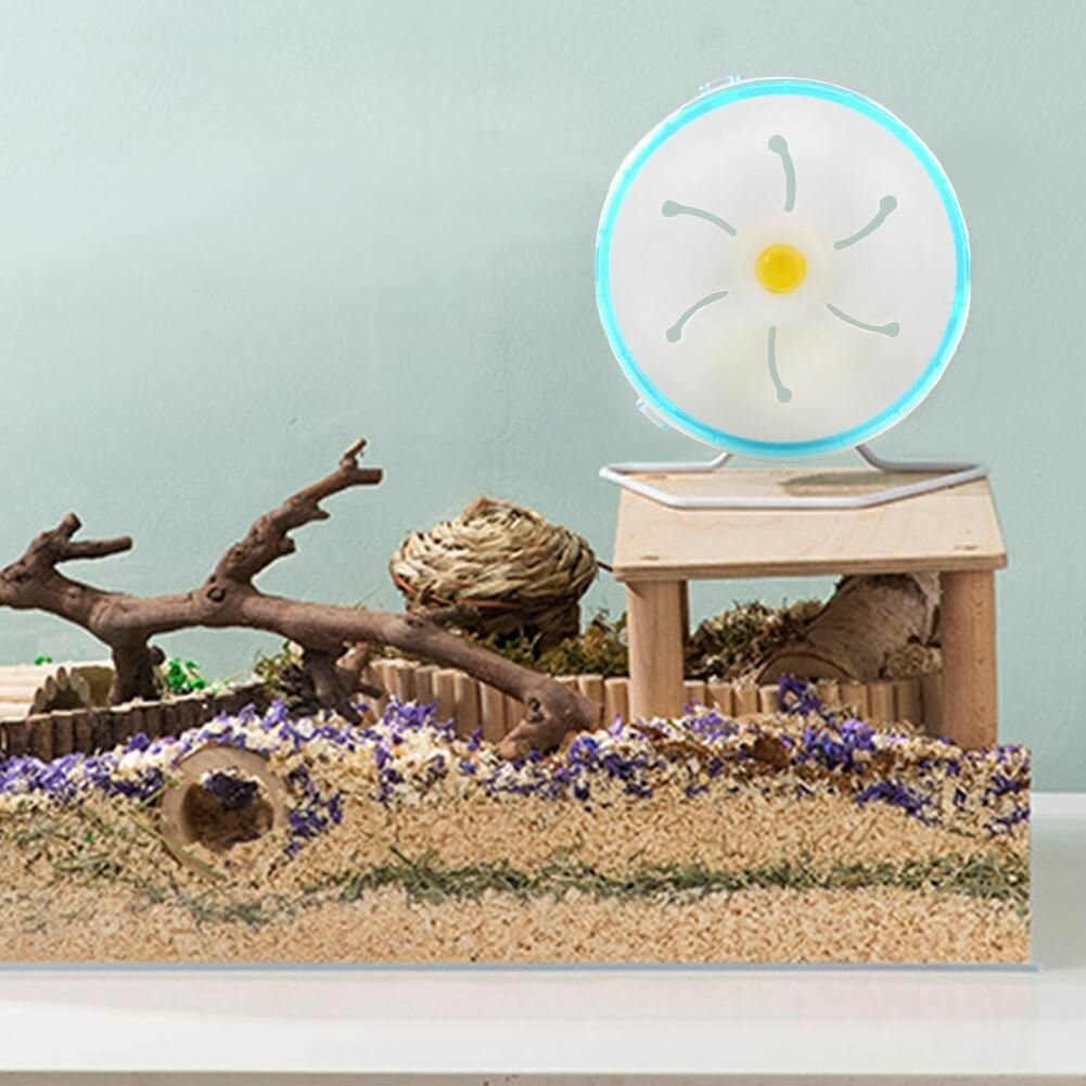 Колесо для хомяка, нескользящее бесшумное беговое колесо, Подходит для хомяков развлечение.