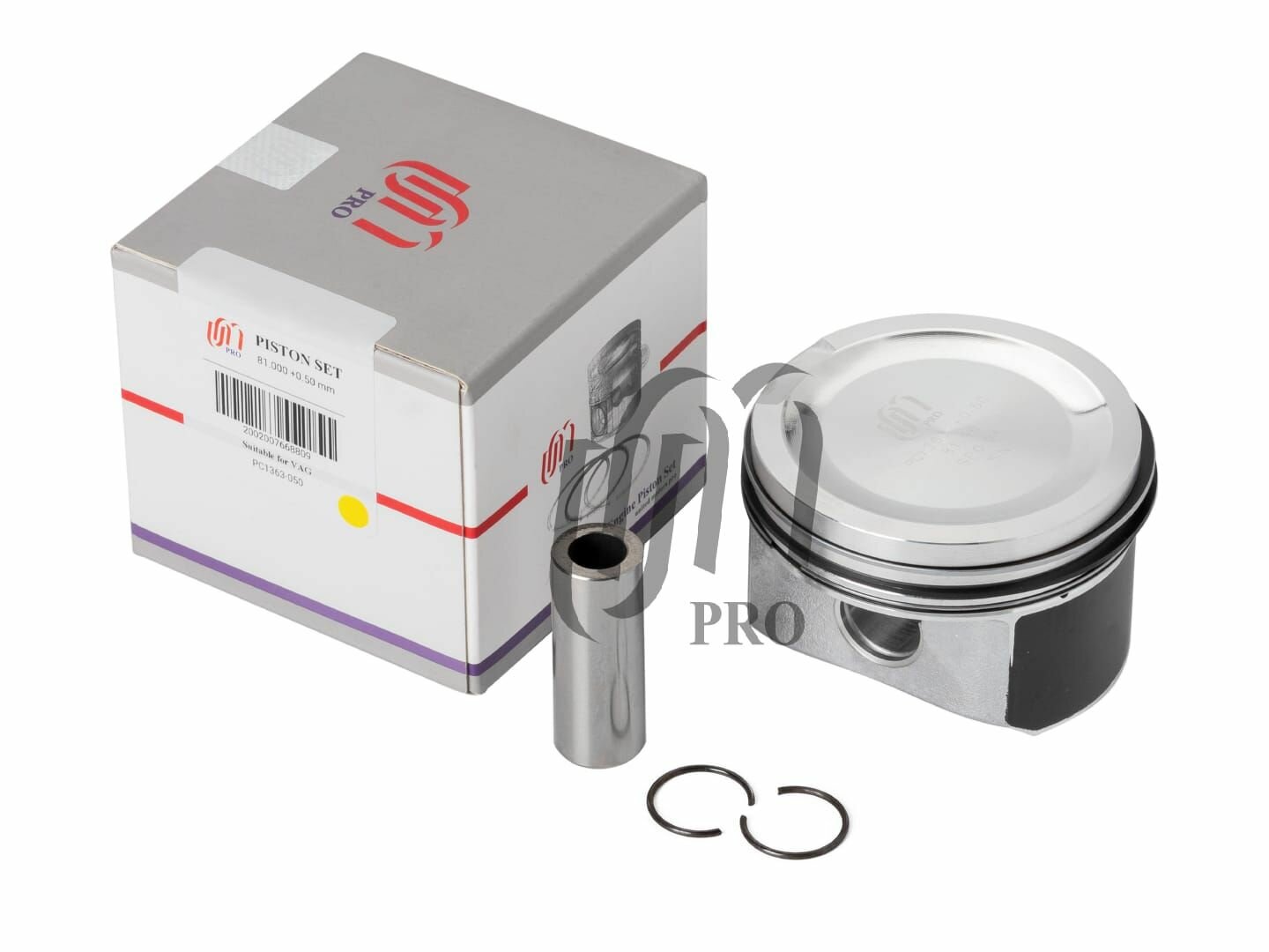 Поршень с кольцами VAG 1.8T 20V AWT AMB BKF BVP d81.0+0.50 UM