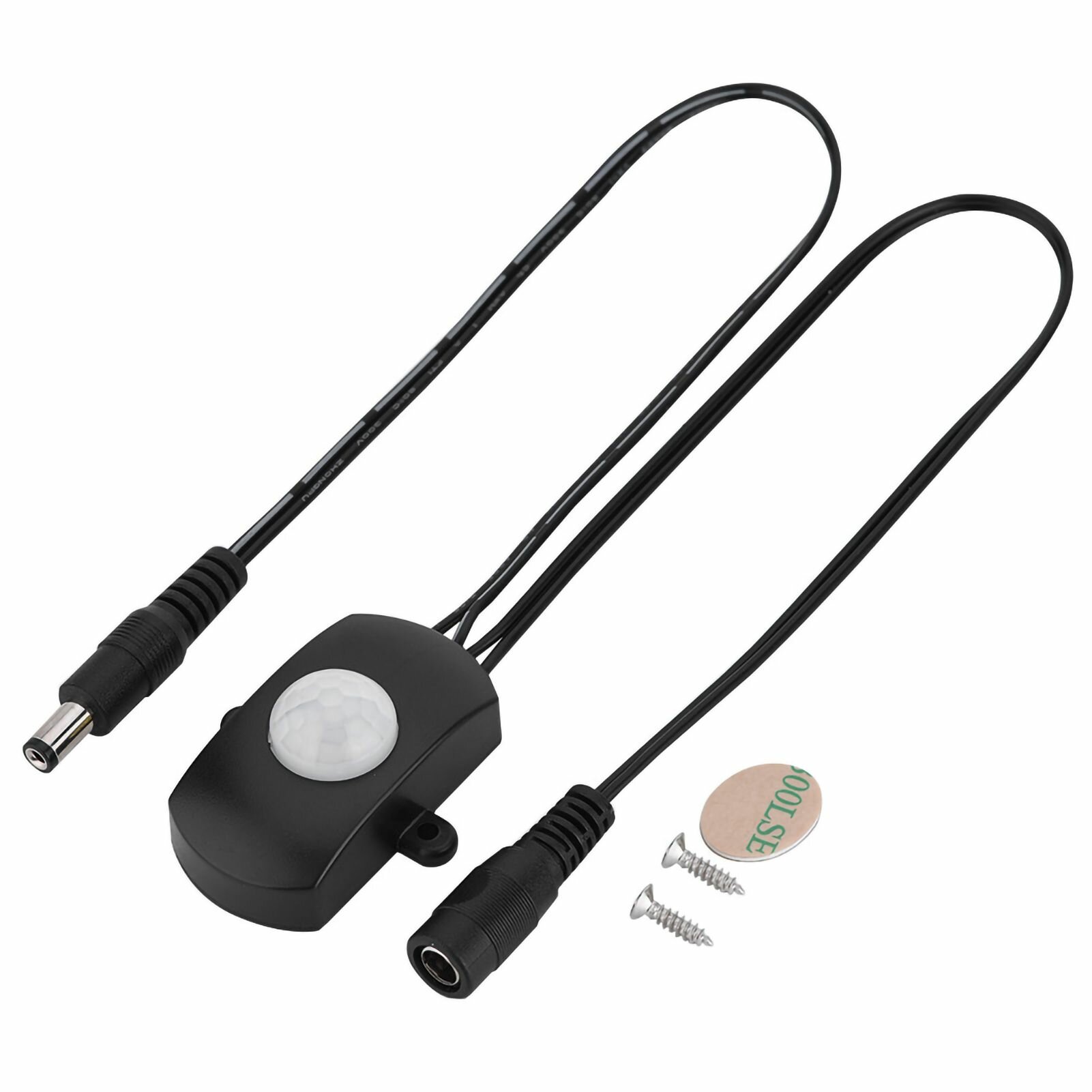 Датчик движения PIR мини 5A DC 6-24В (черный)