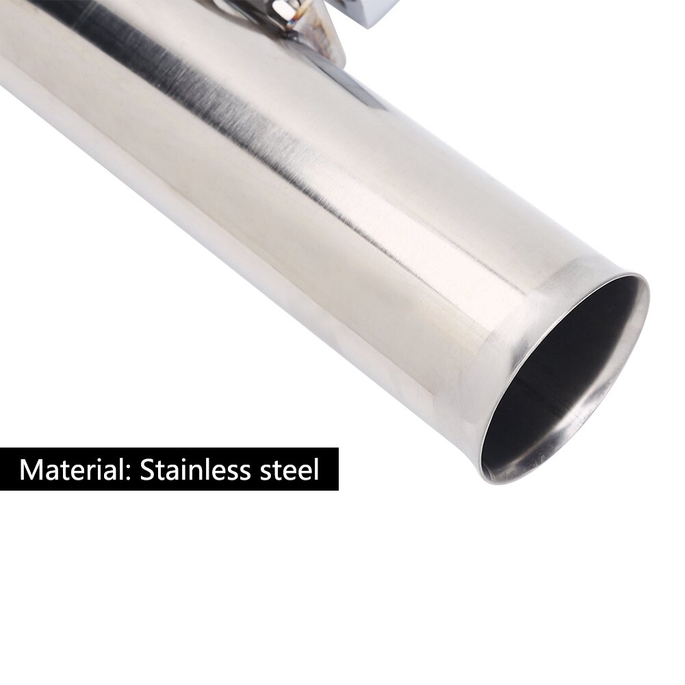 Крепление Для Удочки Из Нержавеющей Стали: Регулируемый Угол Надежная Поддержка - Прочная Конструкция Весом 378 Г Для Лодочного Леера Аксессуар Для Рыбака For Морская Рыбалка И Отдых На Воде