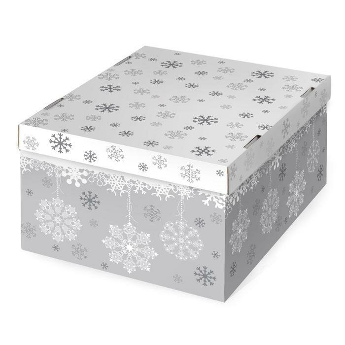 Складная коробка Арт Узор Let it snow, 31,2х25,6х16,1 см (2406222)
