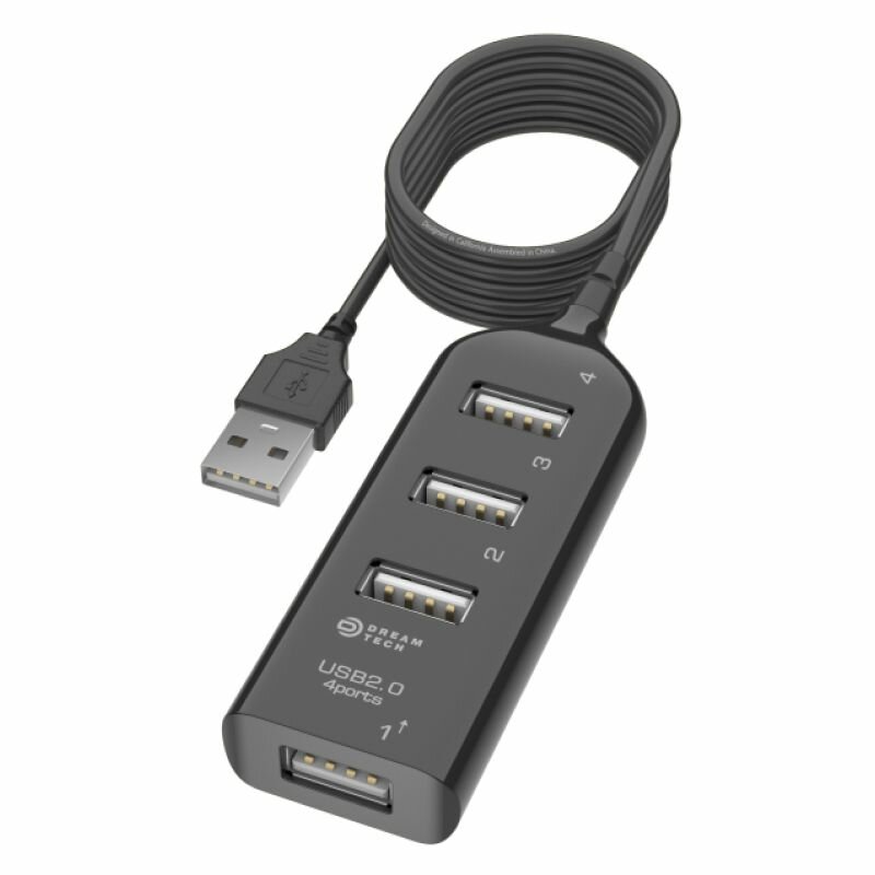 USB HUB / USB-концентратор USB 2.0 на 4 порта /USB разветвитель / USB- ХАБ для периферийных устройств, DREAM B1