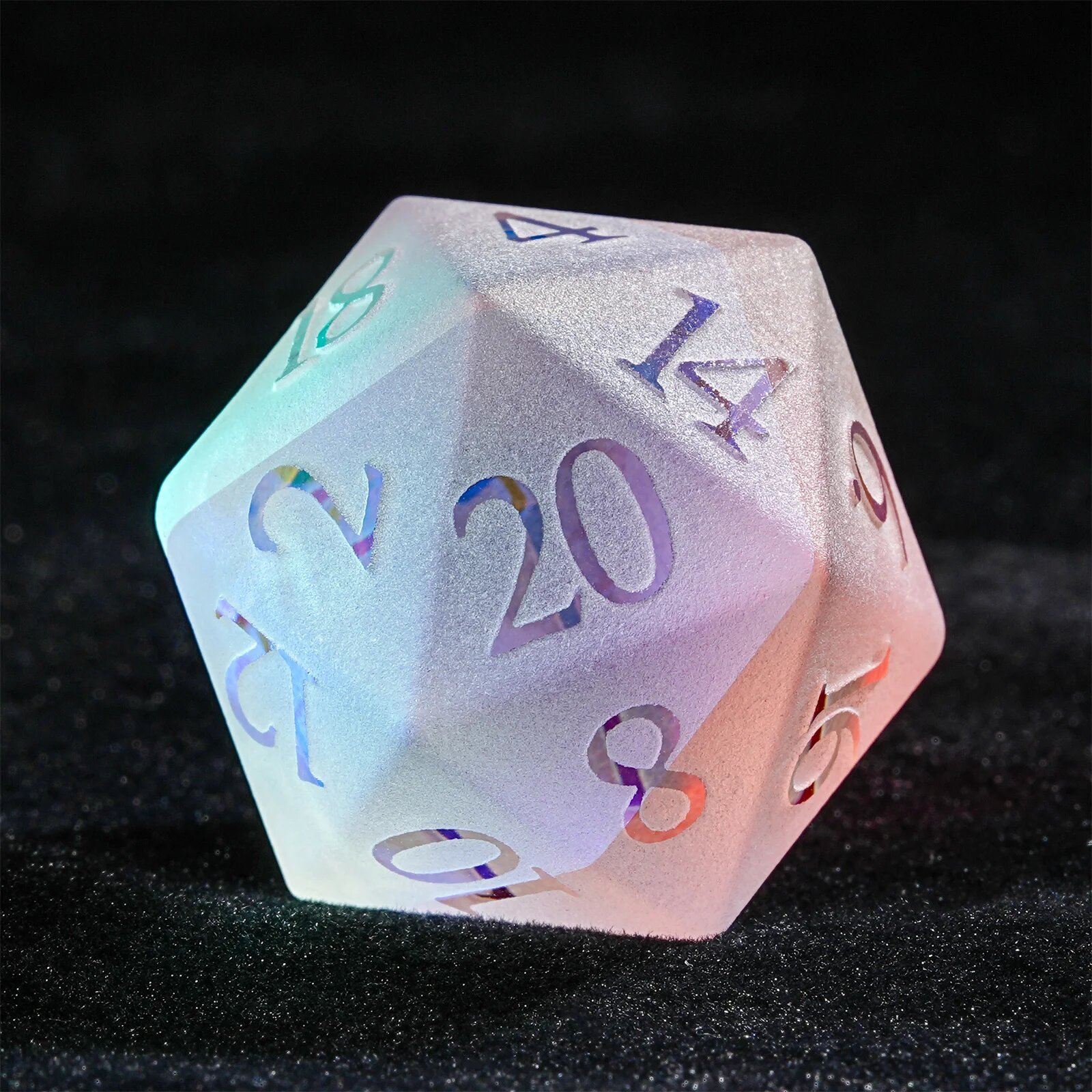 D20 кубик Dungeons and Dragons, Цвет: 1pcs D20