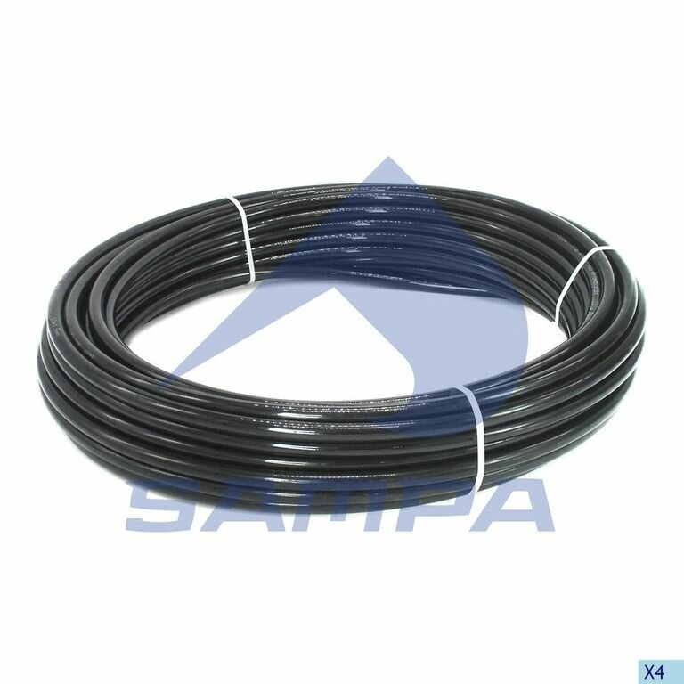 Трубка тормозная ПВХ d 10х1.5 1м для МАН арт 0961127 SAMPA